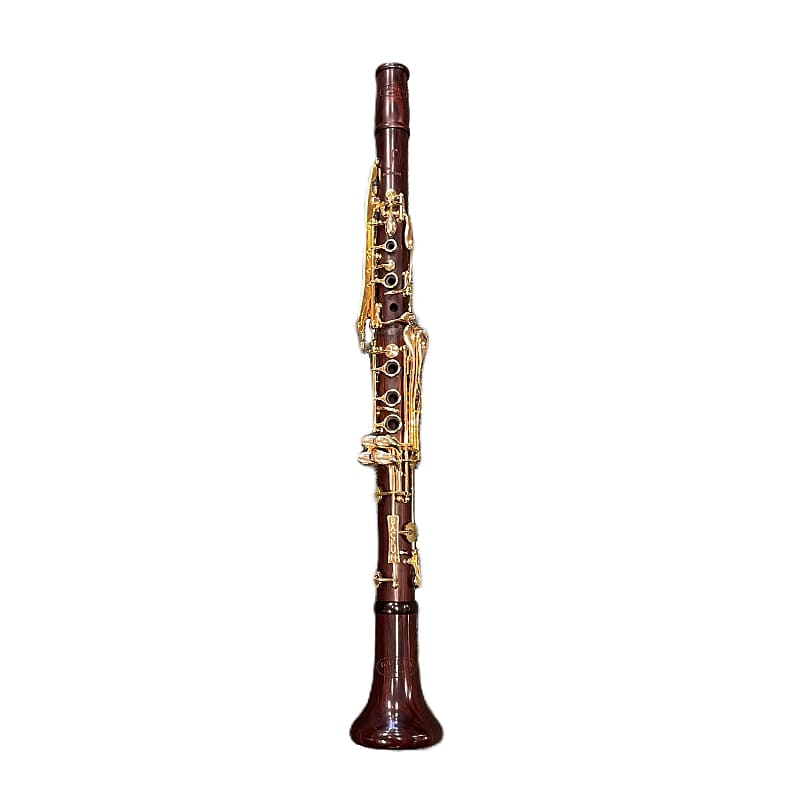Backun Model F Professional Bb Clarinet Cocobolo with Gold | Reverb