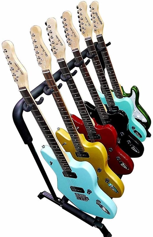 Multi Acoustic or Electric Guitar Bike Rack Stand | Reverb Canada