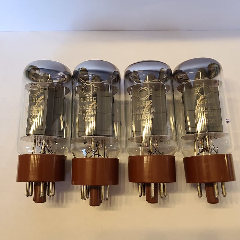 SED Winged "C" 6L6GC Matched Quad | Reverb