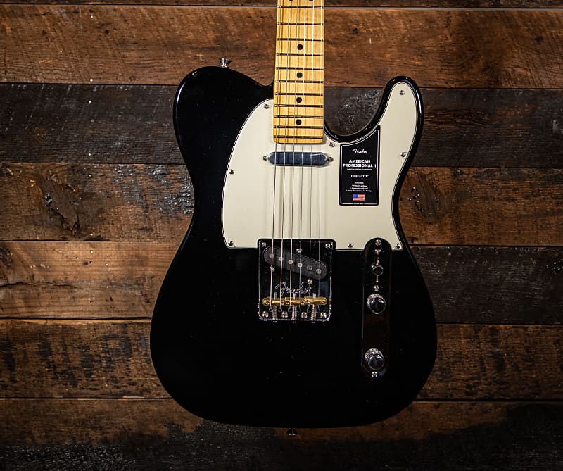 Fender American Pro II Telecaster in Black | Reverb