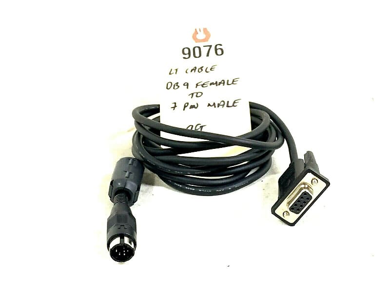 LT CABLE 9FT DB9 FEMALE TO 7 PIN MALE DB- TO 7 PIN CABLE | Reverb
