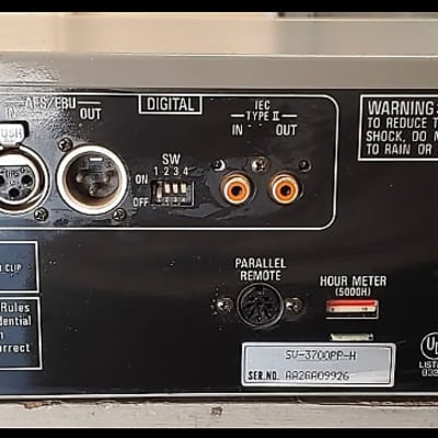 Panasonic SV 3700 DAT Recorder | Reverb
