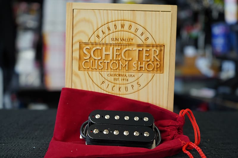 Schecter Pasadena Plus 6-String Bridge (TRAD) Pickup - Black | Reverb