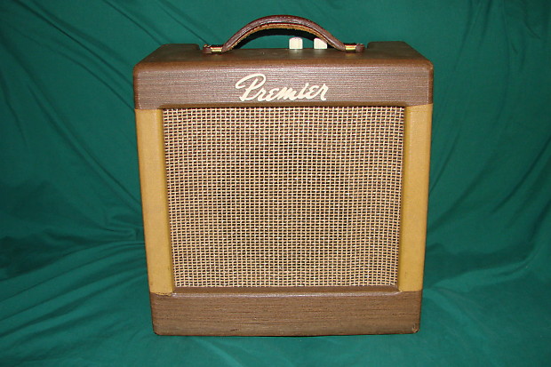 1962 Premier 50 - 7591 Single Ended Harp Guitar Tube Amp - | Reverb