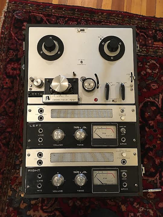 Akai M7 1960's stereo tube tape recorder | Reverb