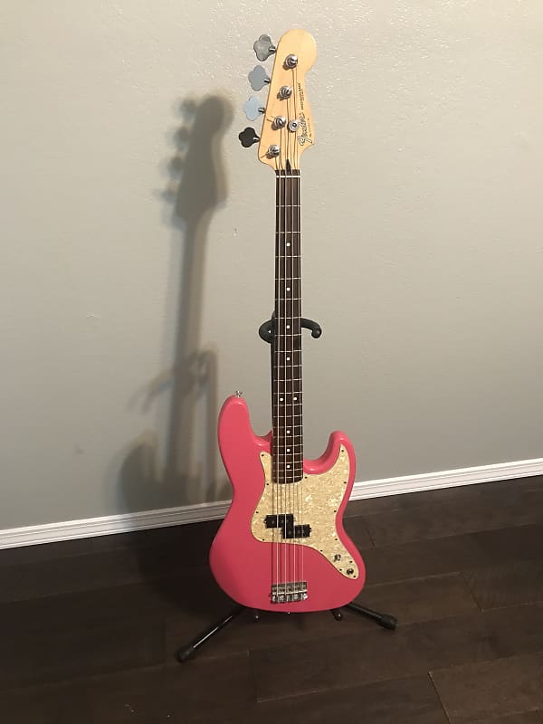 Fender Mark Hoppus Precision Bass Pink Refinish | Reverb