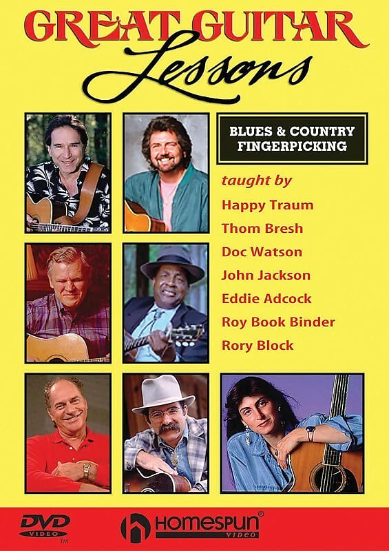 Great Guitar Lessons Blues and Country Fingerpicking DVD (DVD | Reverb