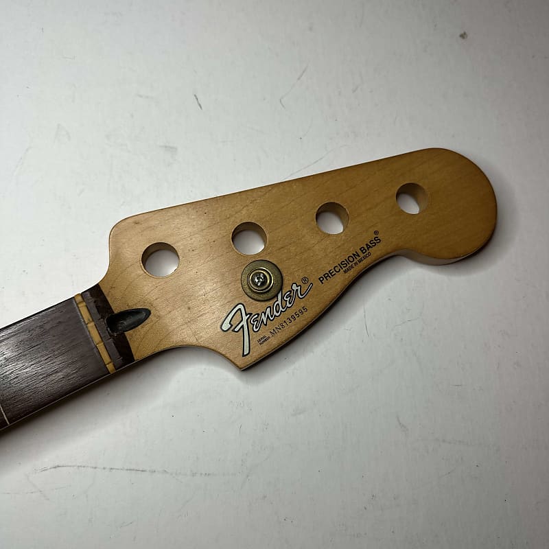 Fender Standard Fretless Precision Bass Neck | Reverb