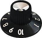 Fender Style Amp Knob - Thick Number | Reverb