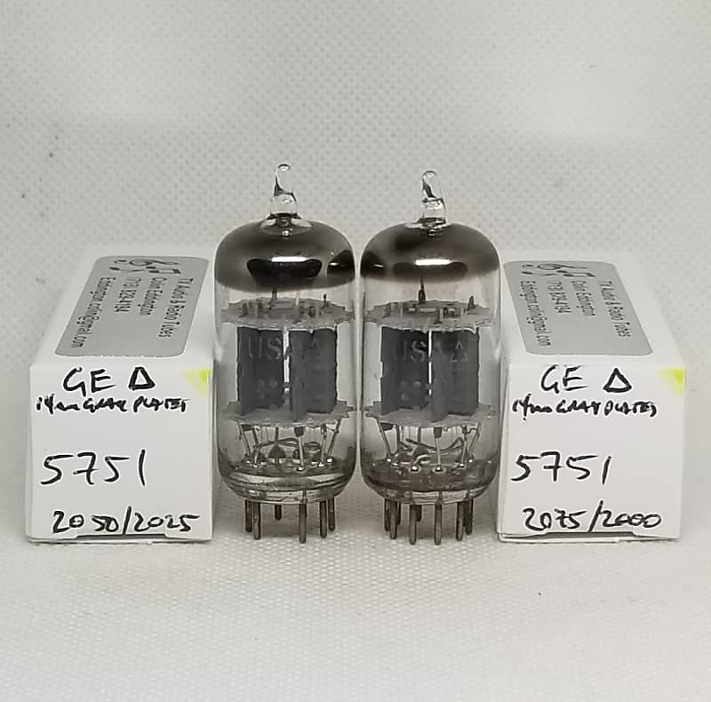 GE 5751 Gray Plates Well Matched (3.6%) Pair Delta Triangle | Reverb