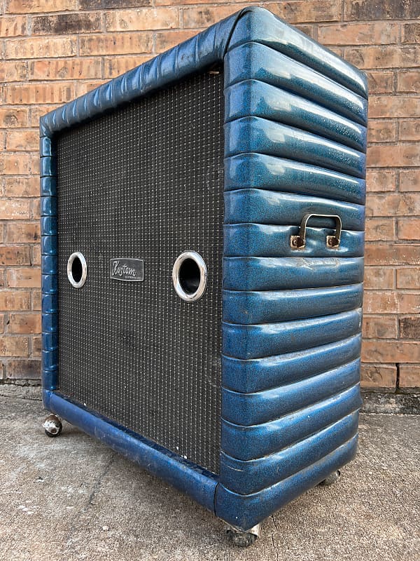 Kustom 4-12 Vintage Guitar / Bass Cab 4x12” Speaker Cabinet | Reverb