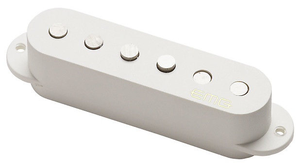 EMG SV Alnico 5 Single Coil Active Strat Pickup, White | Reverb