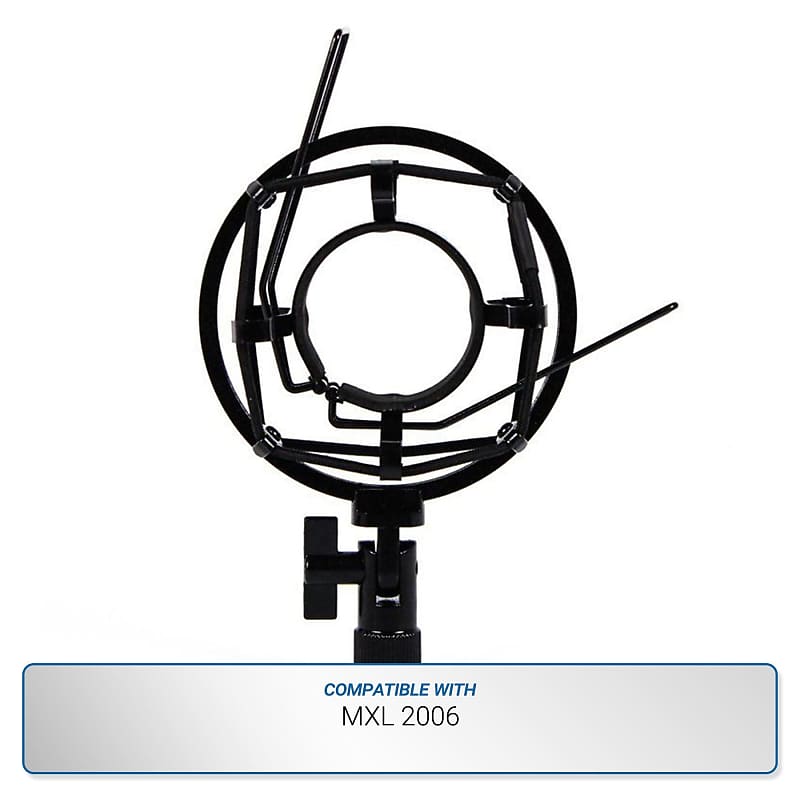 MXL Black Shock Mount compatible with MXL 2006 Microphone | Reverb