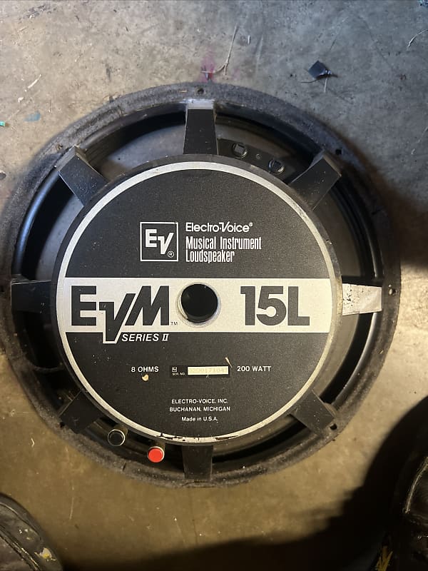 Electro-Voice EVM 15L 1990s - Black | Reverb