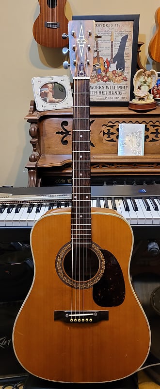 Alvarez 5022 1970s MIJ Dreadnought Acoustic Guitar | Reverb