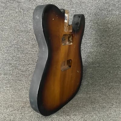 HH Telecaster Tele Style Tobacco Burst Guitar Body | Reverb