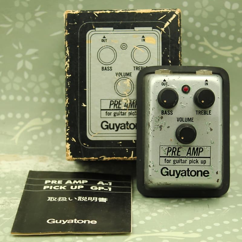 Guyatone A-1 Pre Amp For Guitar Pick Up With Original Box | Reverb