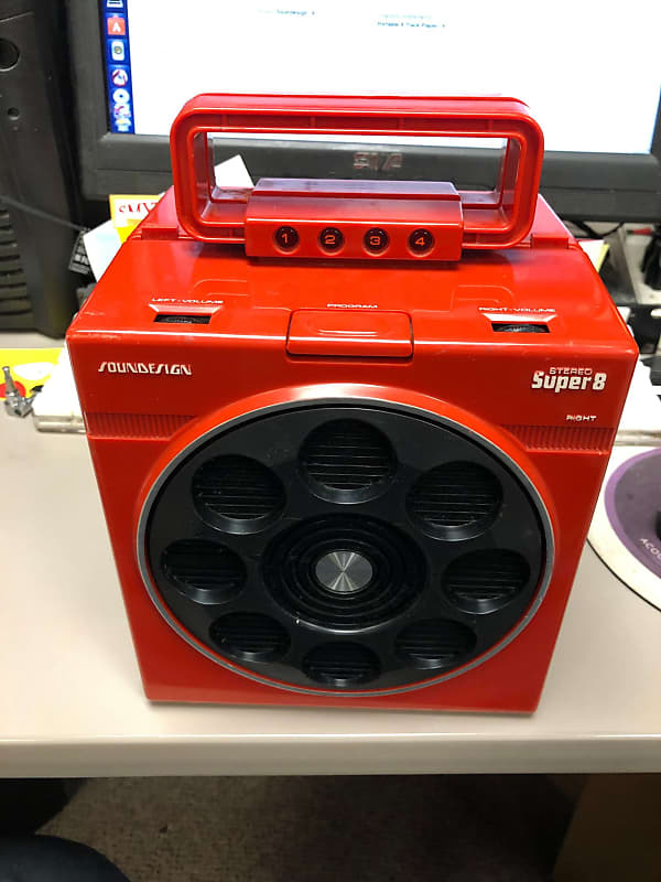 Vintage Soundesign Stereo Super 8 track portable Player! True | Reverb