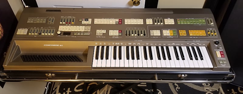 RARE Elka Concorde 811 Combo Organ Accordion String Synth | Reverb