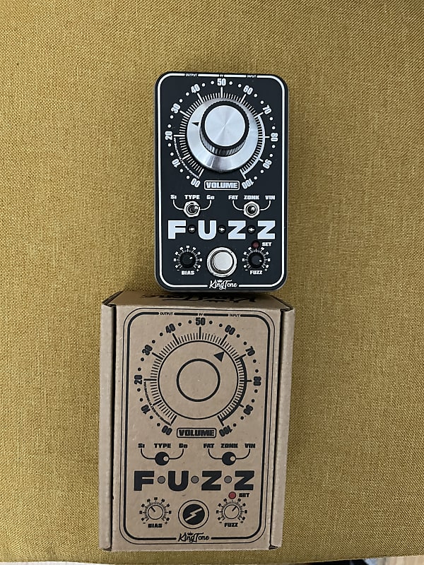 King Tone Guitar Mini Fuzz V2 2020s - Black Panel | Reverb