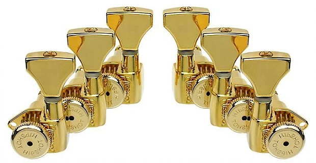 Hipshot OPEN GEAR Grip-Lock LOCKING Guitar Tuners. 3x3 | Reverb UK