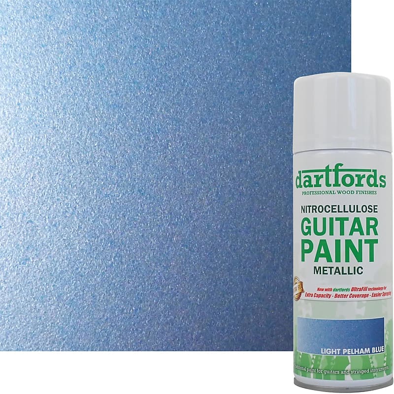 dartfords Pelham Light Blue Metallic Nitrocellulose Guitar | Reverb UK