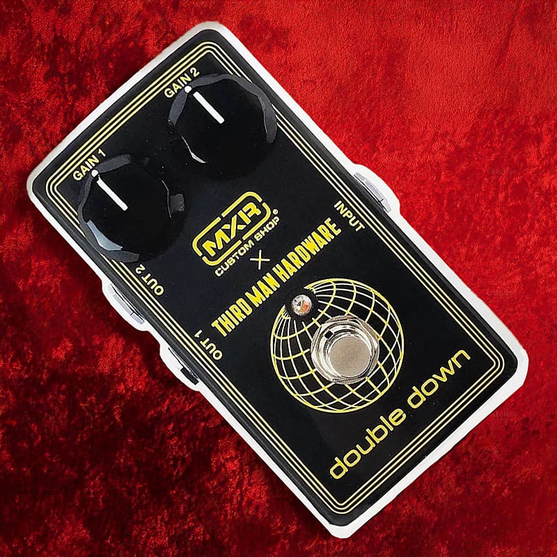 MXR + THIRD MAN HARDWARE DOUBLE DOWN PEDAL STICKER INSANELY | Reverb