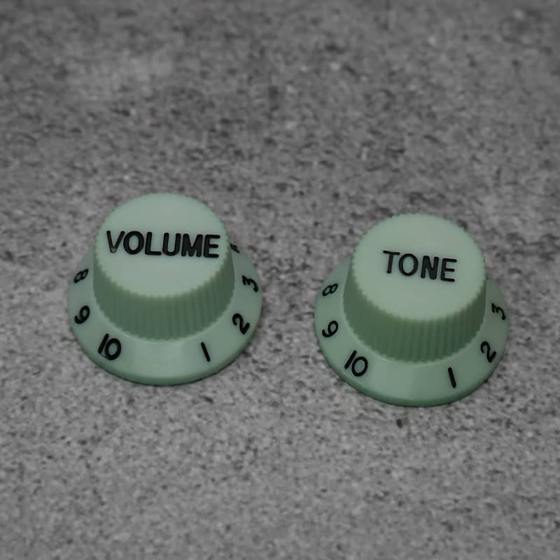 #488 Light Green Custom Color Strat Stratocaster Fender Knobs | Reverb