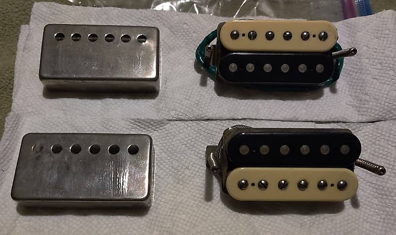 Maxon U-4000 Pickups from 1976 Greco Guitar - Chrome | Reverb