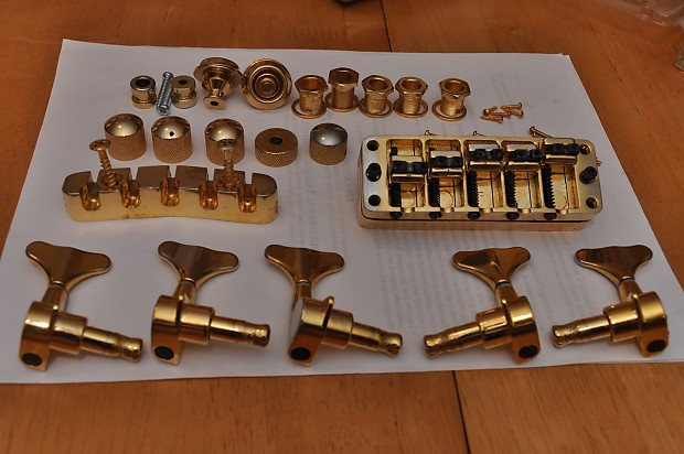 Warwick 5 string hardware 2006 gold | Reverb