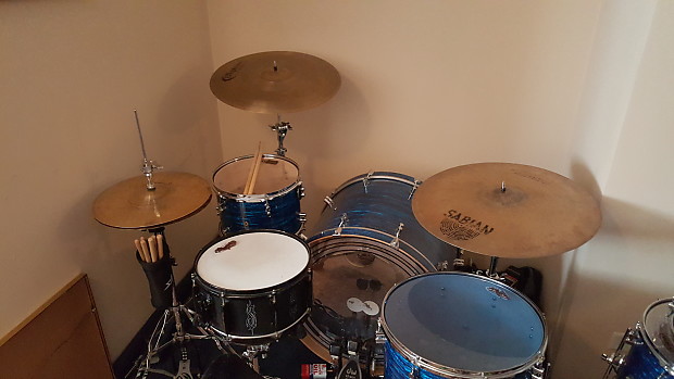 Blue 6 piece PDP Platinum Drum Kit | Reverb