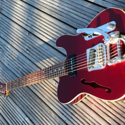 Fender masterbuilt telecaster thinline P-90 and bigsby | Reverb UK