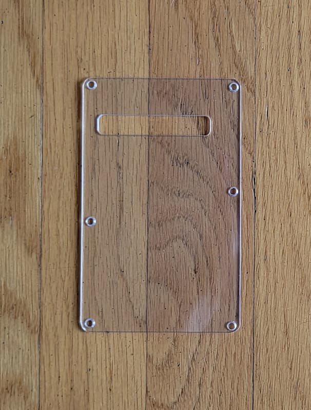 Clear Acrylic 1 Slot Tremolo Cavity Cover Replacement fits | Reverb