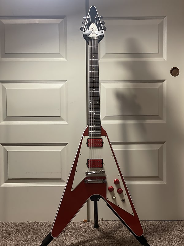 Gibson Flying V Red Metallic Refin | Reverb