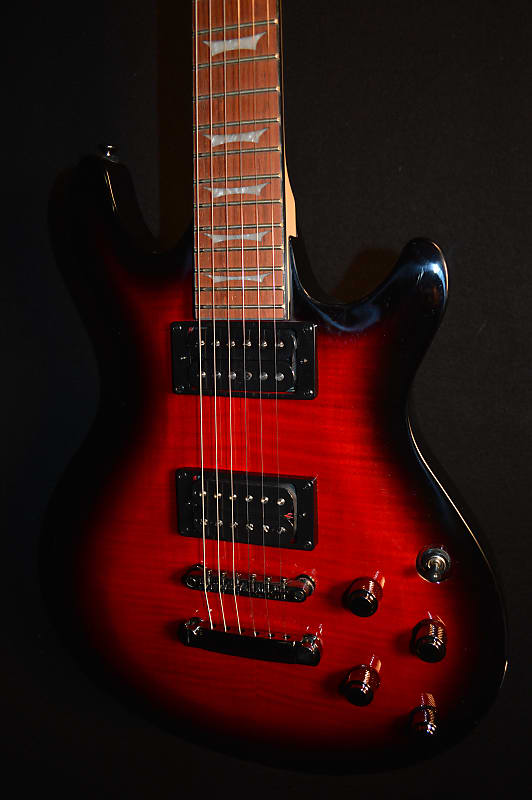 Dean Icon X Flame Maple Trans Red Electric Guitar-Free | Reverb