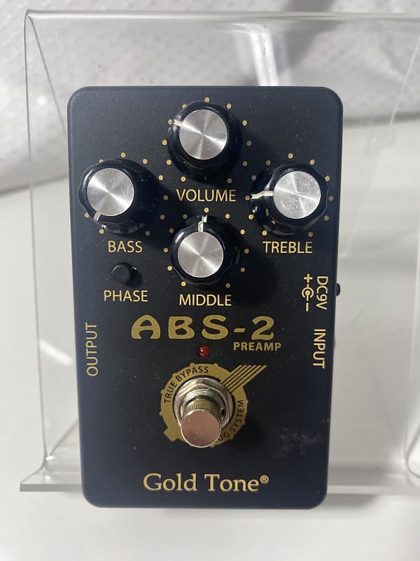 Gold Tone ABS-2 Stomp Box Preamp Footswitch Pedal Used | Reverb