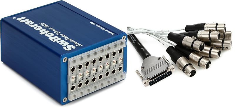 Switchcraft Studio Patch 1625 16-point TT - DB25 Patchbay | Reverb