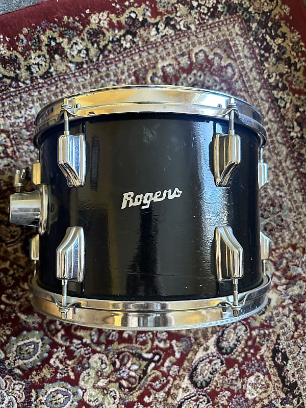 Rogers 13x9 Rack Tom 1970s - Black | Reverb