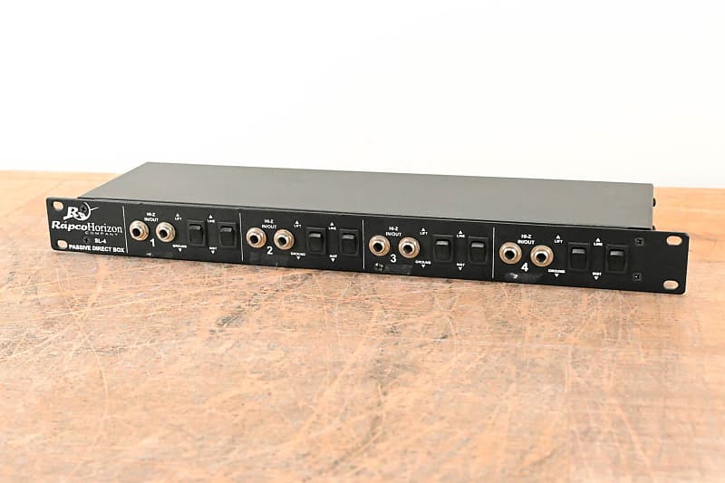 Rapco Horizon SL-4 Rackmount Four-Channel Passive Direct Box | Reverb