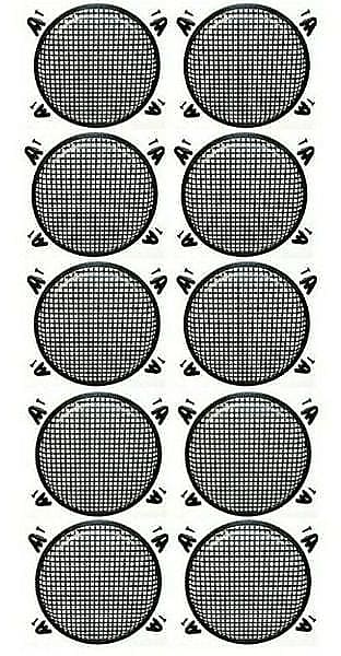 10 Patron 15" Subwoofer Metal Mesh Cover Waffle Speaker Grill | Reverb