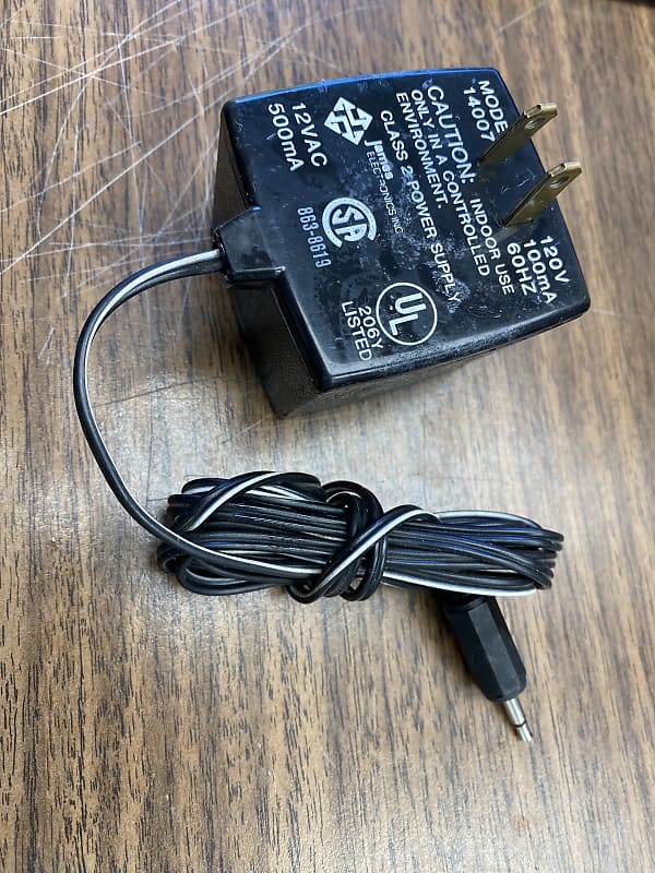 James electronics 12VAC 500mA Adapter | Reverb
