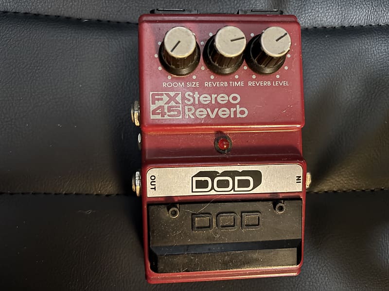 DOD Stereo Reverb Pedal 1980s 1982 - Red | Reverb