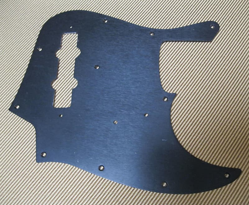 Schecter Jazz Pickguard early 1980's Black | Reverb