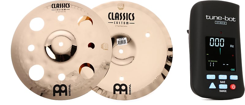 Meinl Cymbals 12 inch Classics Custom Trash Stack Bundle with | Reverb