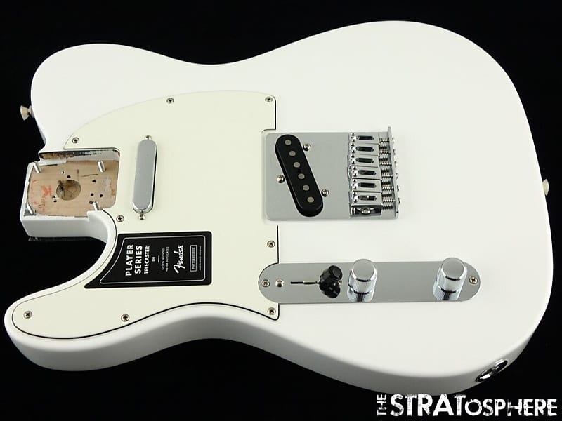 2022 LEFTY Fender Player Telecaster Tele LOADED BODY, Modern | Reverb