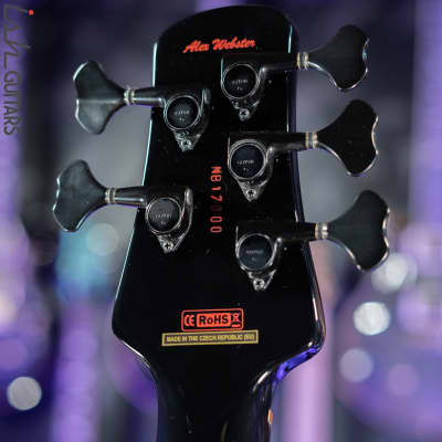 Spector Euro 5LX Alex Webster Signature 5-String Bass Black | Reverb