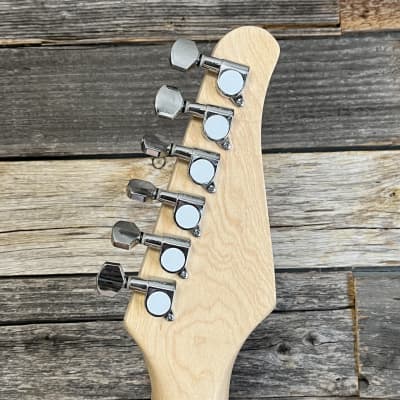 (16973) Sawtooth Left Handed Strat Style SSS - Cream | Reverb