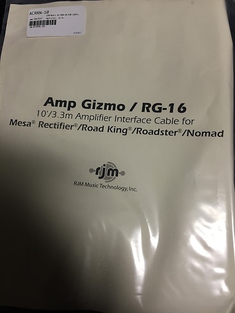 RJM Music Amp Gizmo Cable For Mesa | Reverb