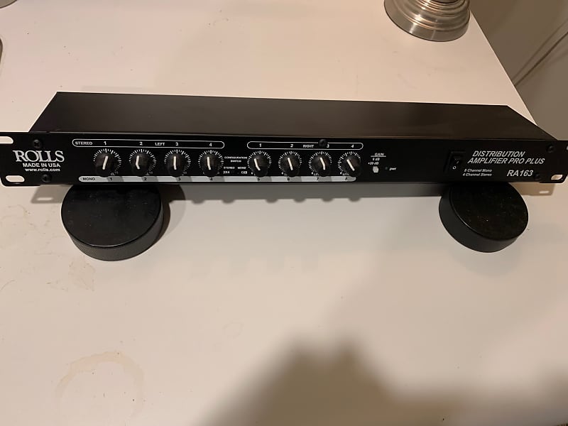 Rolls RA163 8-Channel Mono Audio Distribution Amplifier with | Reverb