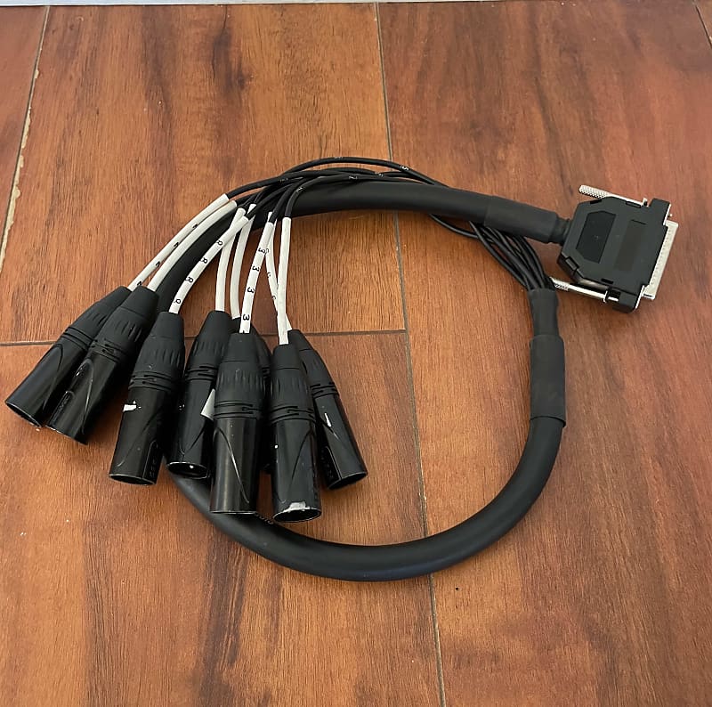 Seismic Audio 3' - 8 Channel Snake - DB25 to XLR Female | Reverb